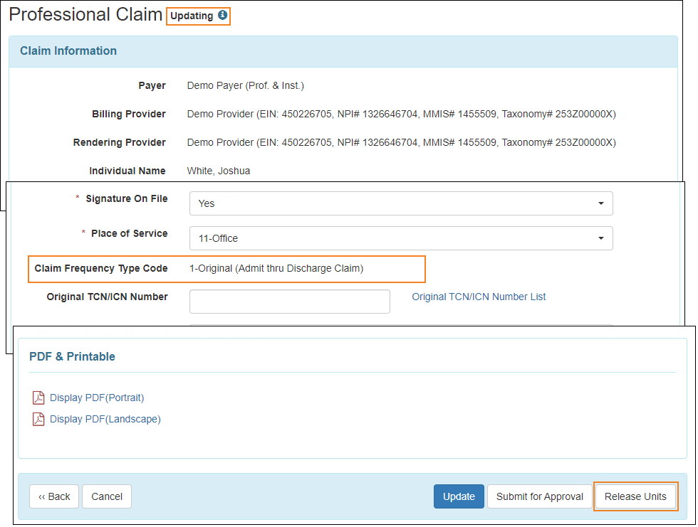 Claim Resubmission - North Dakota