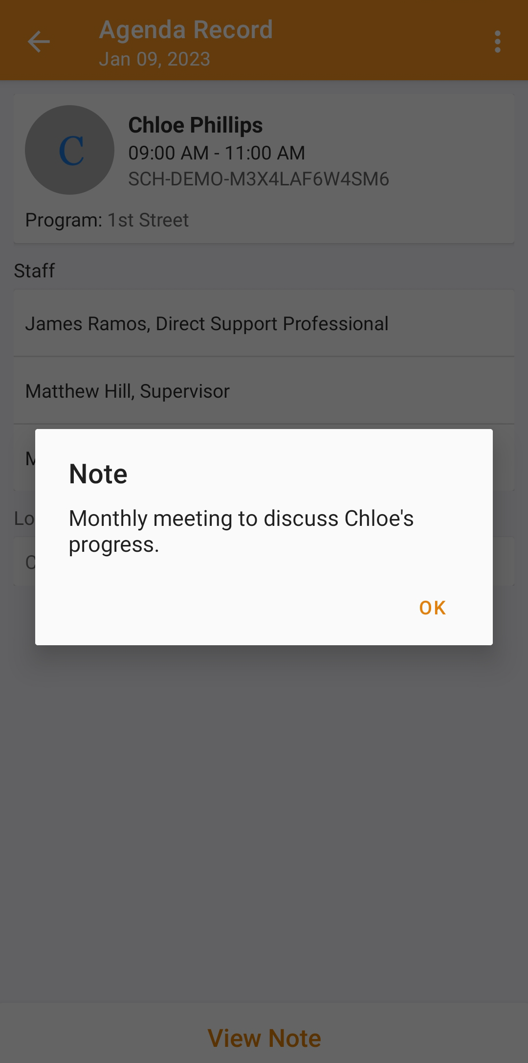 View Calendar Schedules on Android Devices