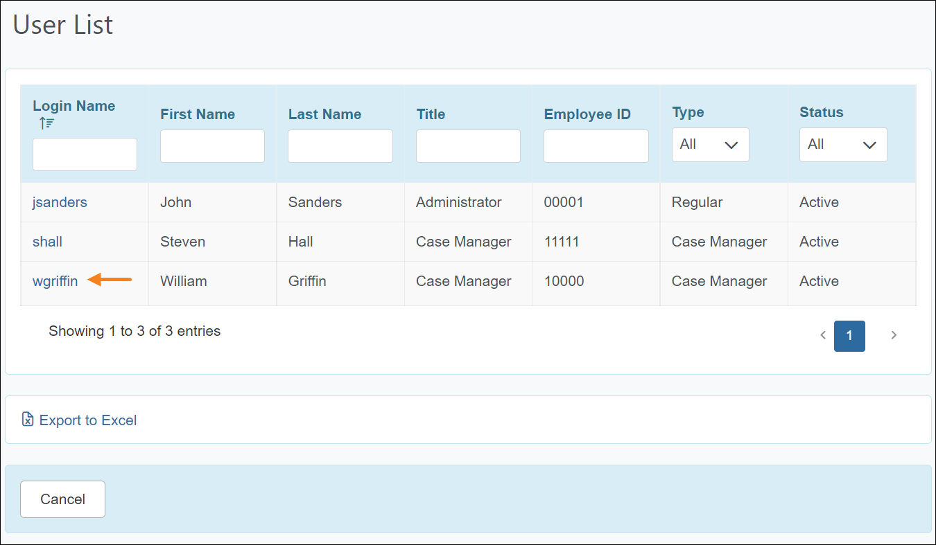 Create and Assign Case Manager and Set Up Case Manager Profile
