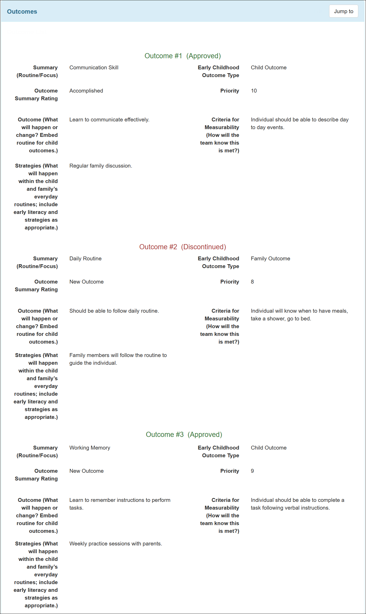 Individual Family Service Plan (IFSP) Change Request Form - North Dakota