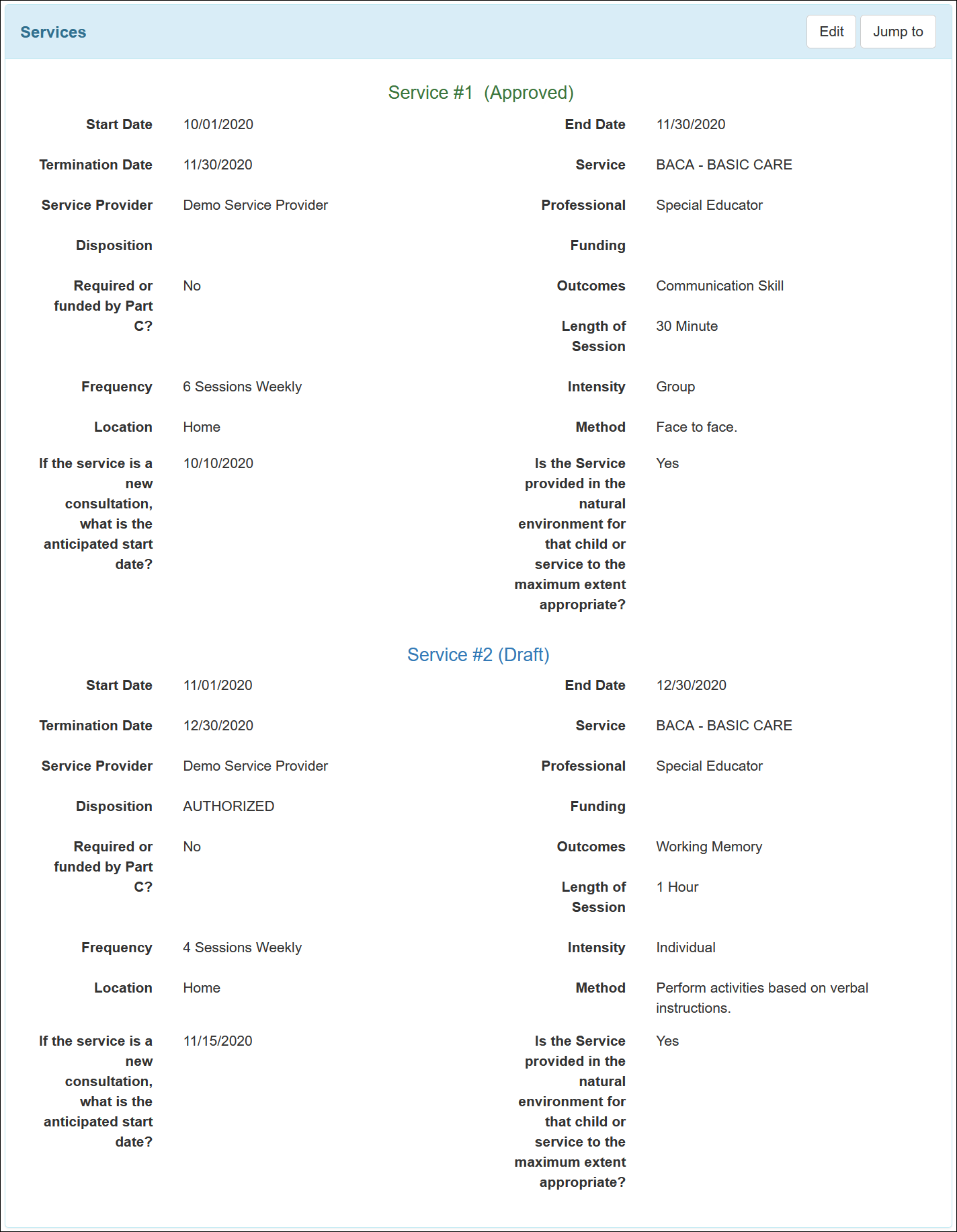 Individual Family Service Plan (IFSP) Change Request Form - North Dakota