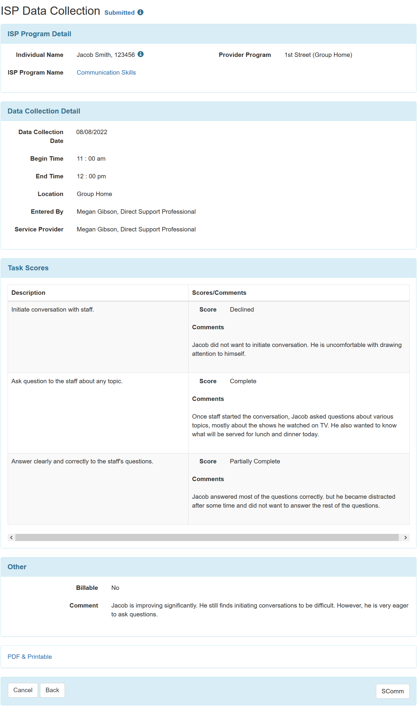 ISP Data with Billing Restriction