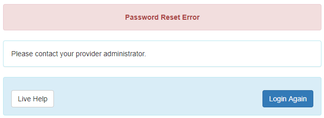 Self Password Reset