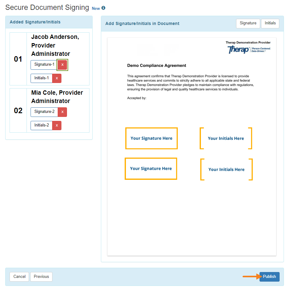 Secure Document Signing (SDS)