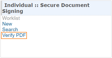 Secure Document Signing (SDS)