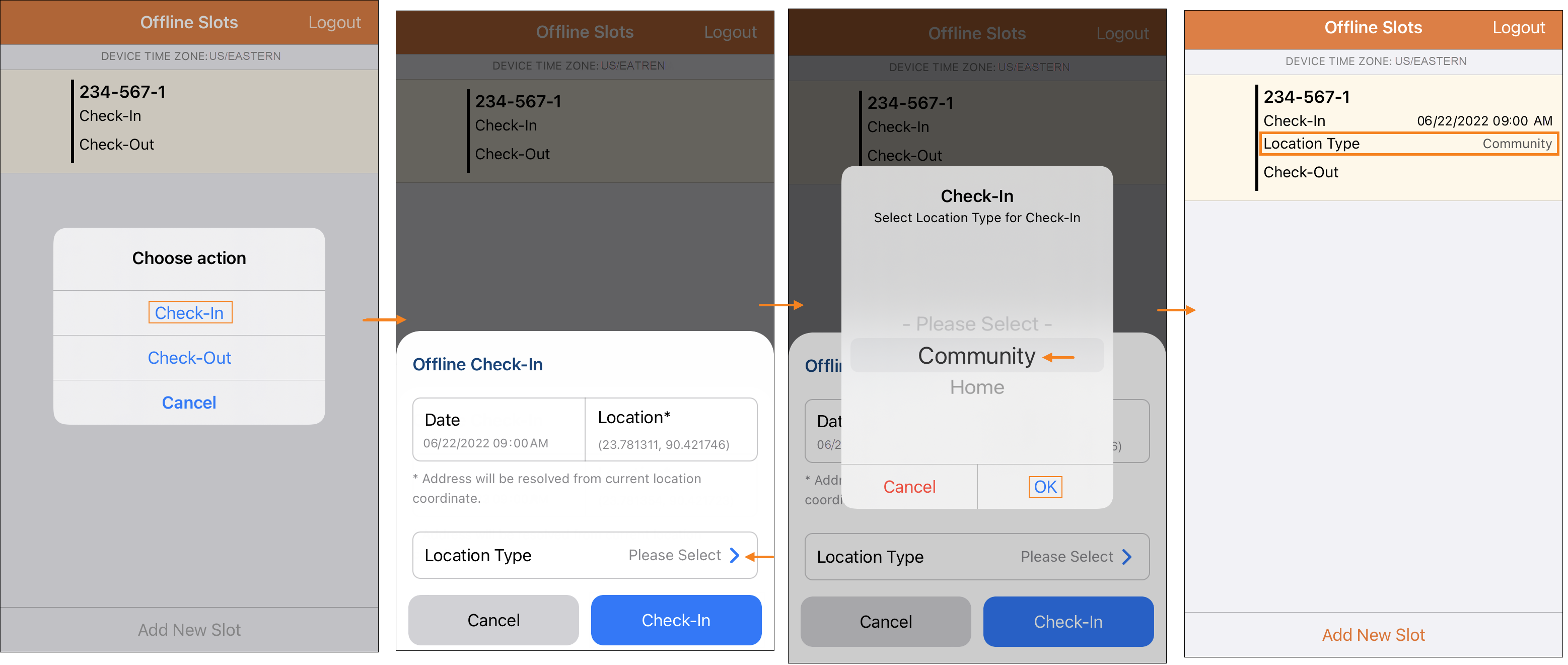 Configuration, Check-In, and Check-Out using Offline Scheduling for ...
