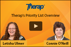 Therap Priority List Overview